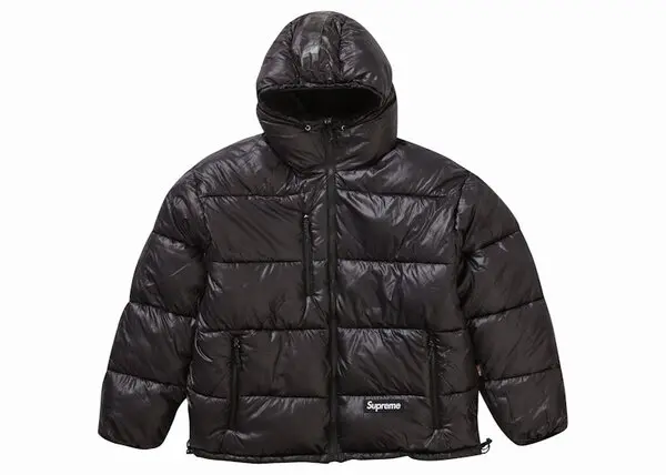 Supreme Madras Reversible Windstopper Puffer Jacket - Black