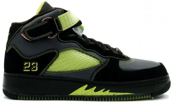 JORDAN Force High-top Sneakers - Black/bright Cactus/anthracite