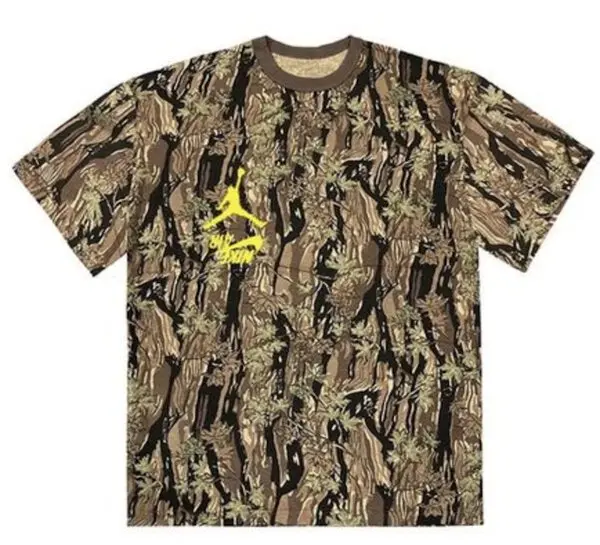 TRAVIS SCOTT Jordan Cactus Jack Highest T-shirt - Camo