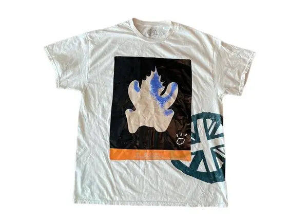 TRAVIS SCOTT O2 Live Union Jack T-shirt