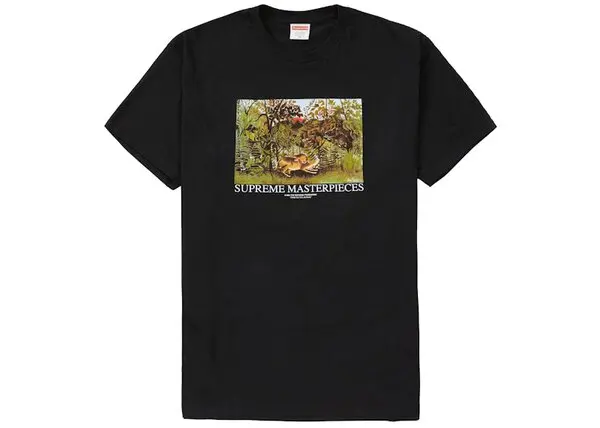 Supreme Masterpieces Tee Shirt - Black