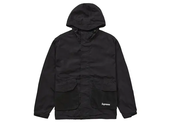Supreme Mesh Pocket Cargo Jacket - Black