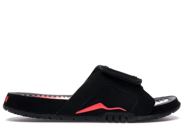 JORDAN Hydro 6 Retro Slides - Black/infrared 23