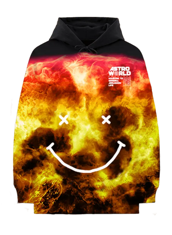 TRAVIS SCOTT Poster Hoodie - Multicolor