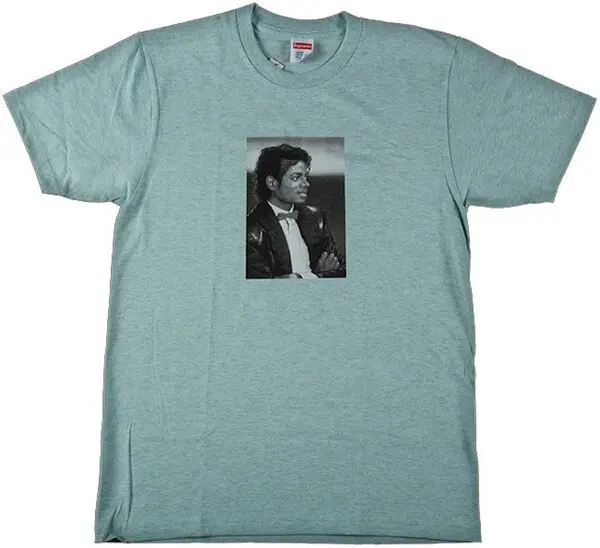 Supreme Michael Jackson Tee Shirt - Heather Turquoise