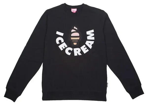 HARVEY NICHOLS Crew Neck Pullover Sweater - Black