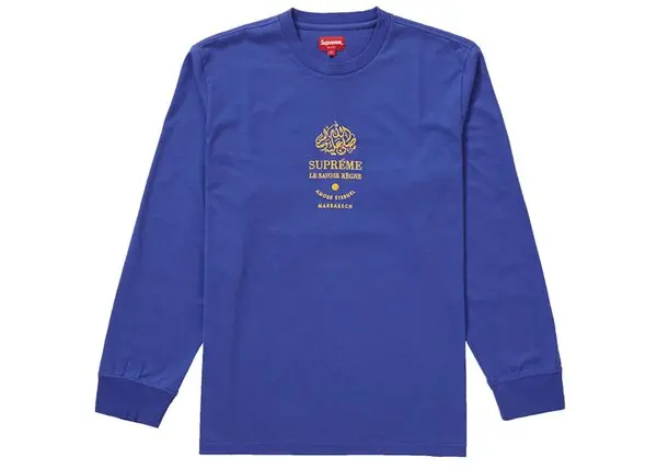 Supreme Marrakech Long Sleeve Top - Dark Royal