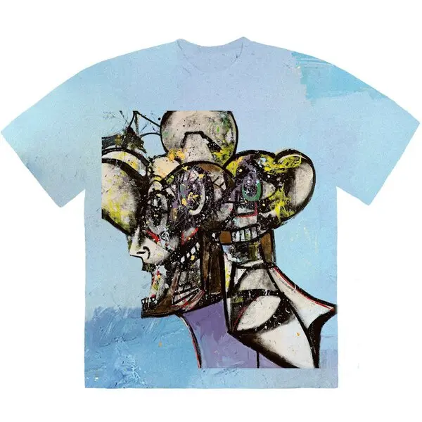 TRAVIS SCOTT Portrait Of Travis Tie Dye T-shirt - Multicolor