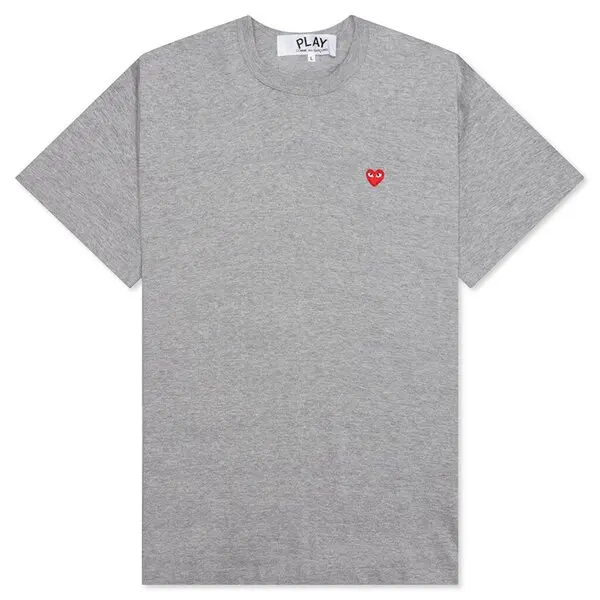 Play Comme Des Garcon Small Red Heart T-shirt