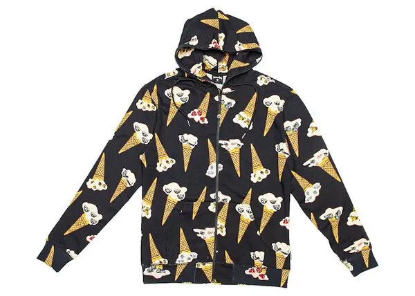 HARVEY NICHOLS Way Full Zip Hoodie - Black