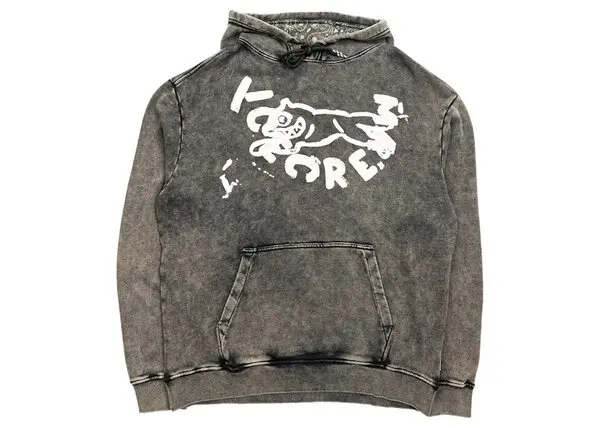 HARVEY NICHOLS Stone Hoodie - Black