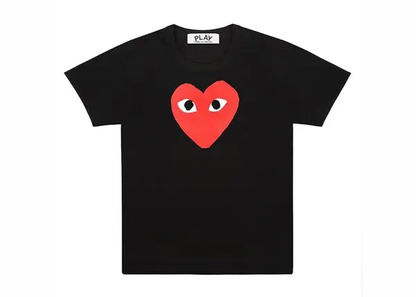 Play Comme Des Garcon Red Heart T-shirt