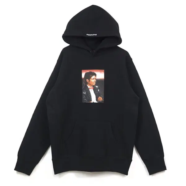 Supreme Michael Jackson Hooded Sweatshirt - Black