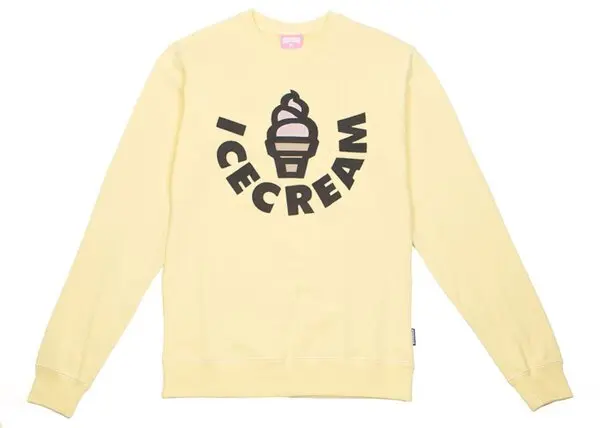HARVEY NICHOLS Crew Neck Pullover Sweater - Yellow