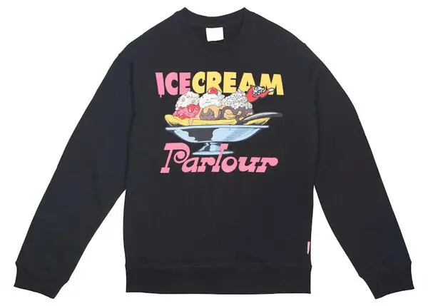 HARVEY NICHOLS Moon Crewneck Sweater - Black