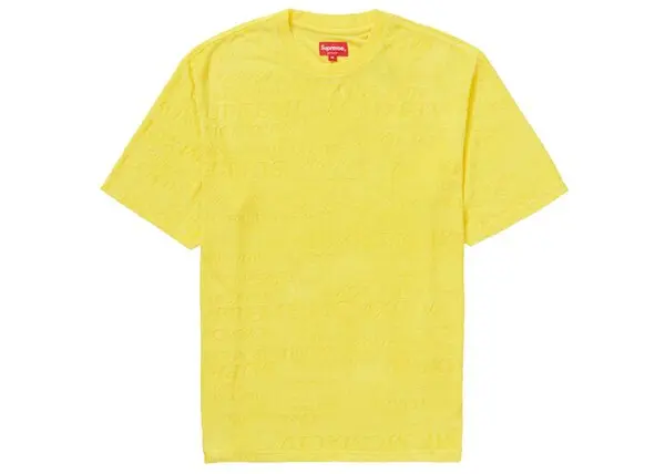 Supreme Mcmxciv Terry Short Sleeve Top - Yellow