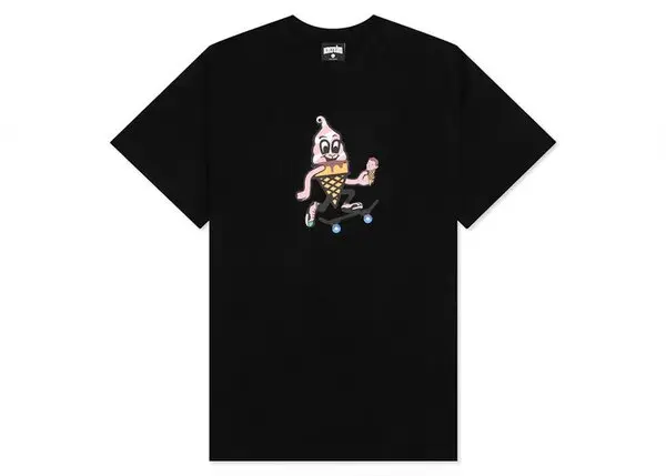 HARVEY NICHOLS Kick Push Tee Shirt - Black