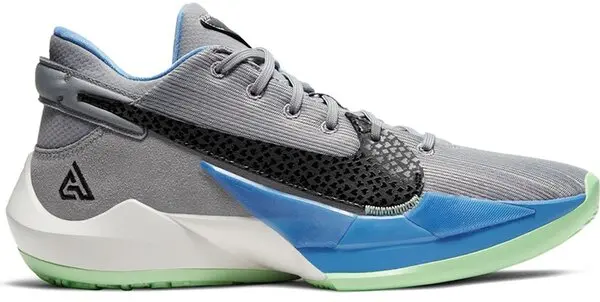 Nike Zoom Freak 2 Sneakers - Particle Grey/black/blue Beyond
