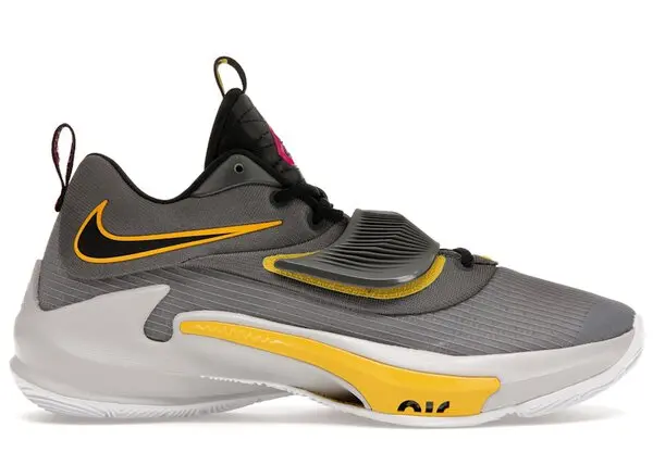 Nike Zoom Freak 3 Low Battery - Iron Grey/vivid Sulfur/particle Grey