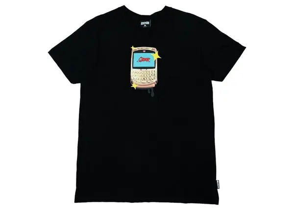 HARVEY NICHOLS Gold Berry Tee Shirt - Black