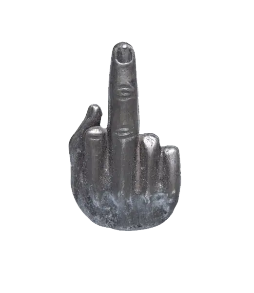 Supreme Middle Finger Pin