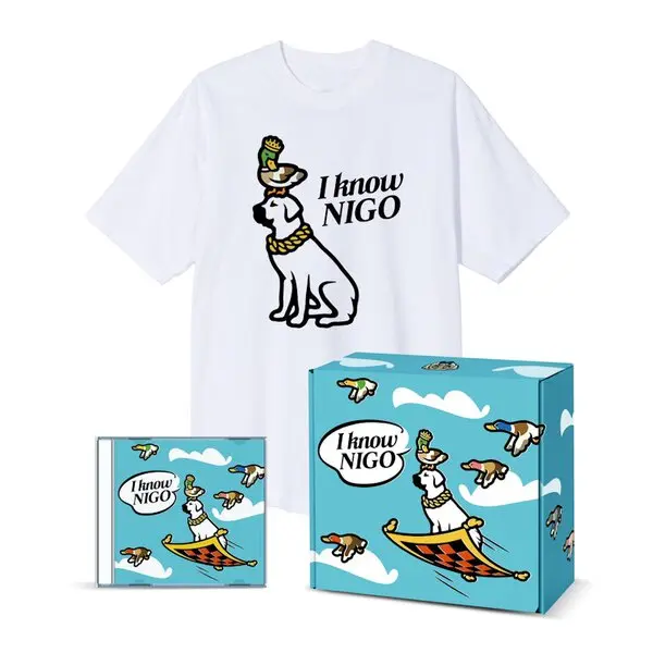 I KNOW NIGO T-shirt And Cd Box Set 1 - White
