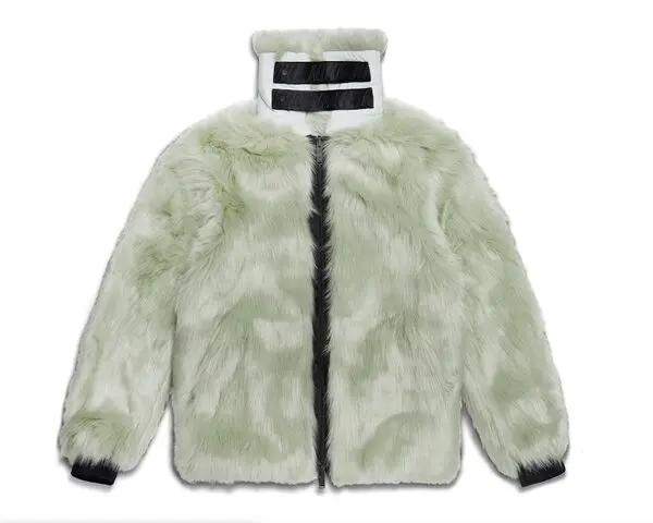 Nike X Ambush Reversible Faux Fur Coat - Jade Horizon/black
