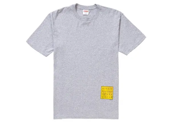 Supreme Middle Finger To The World Tee Shirt