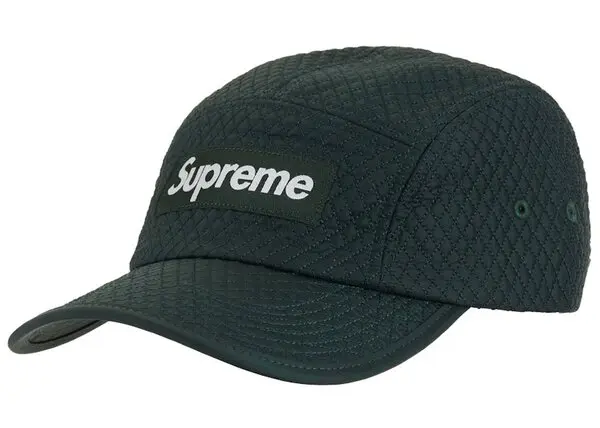 Supreme Micro Quilted Camp Cap - Pine