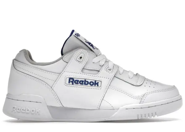 REEBOK Workout Plus Sneakers - White/royal