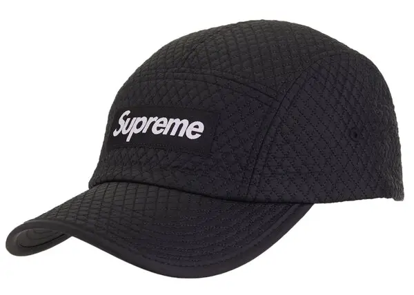 Supreme Micro Quilted Cap - Black