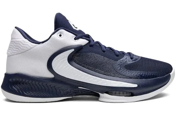 Nike Zoom Freak 4 Tb Sneakers - Midnight Navy Blue/white