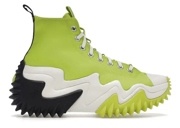CONVERSE Run Star Motion Platform High Top Sneakers - Lime Twist/black/egret