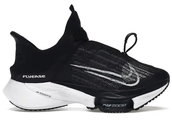 Nike Air Zoom Tempo Next% Flyease Sneakers - Black/white