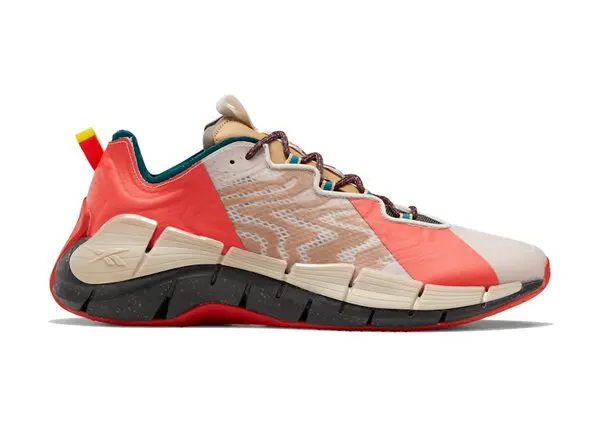 REEBOK Zig Kinetica Devil Jurassic Park Sneakers - Moon White/radiant Red/coal