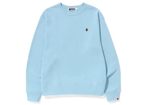 BAPE Ape Head One Point Relaxed Fit Crewneck Sweatshirt