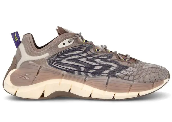 REEBOK Zig Kinetica 2 Sneakers - Boulder Grey/dark Orchid/classic White