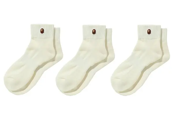 BAPE Ape Head Ankle Socks