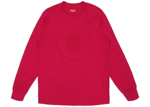 Supreme Crest Long Sleeve Top - Magenta