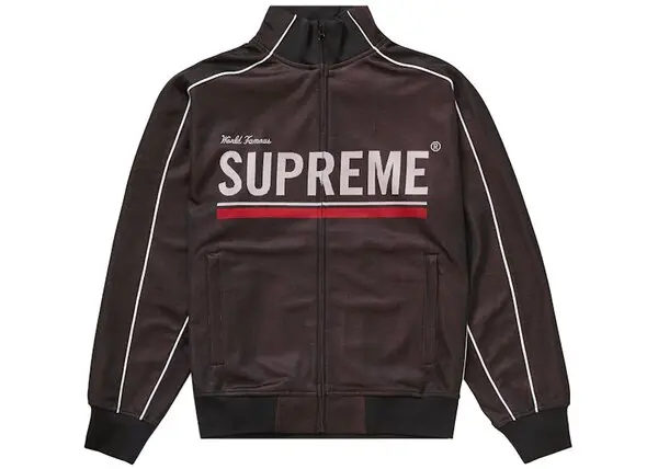 Supreme Jacquard Track Jacket - Black