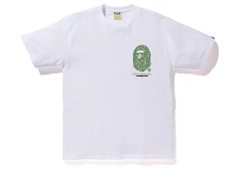 BAPE City Tokyo Ape Head Tee Shirt - White