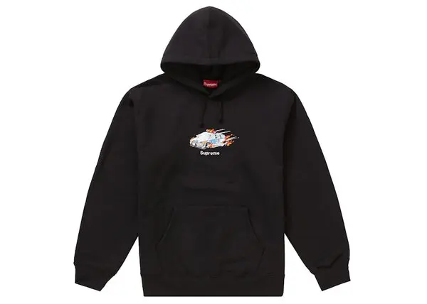 Supreme Cop Car Hooded Sweatshirt - Black