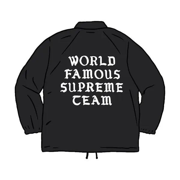 Supreme World Famous Coaches Jacket - Black