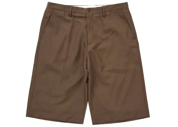 Supreme Wool Trouser Short - Brown