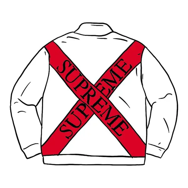 Supreme Cross Half Zip Sweatshirt - Ash Grey