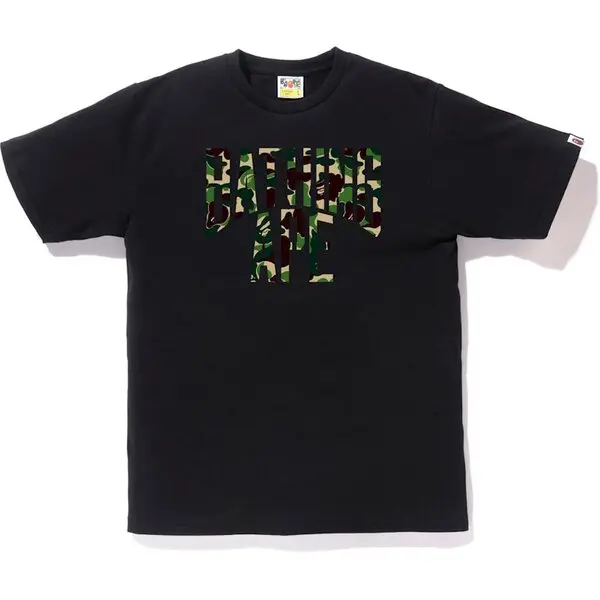 BAPE Abc Nyc Logo Tee Shirt - Black/green