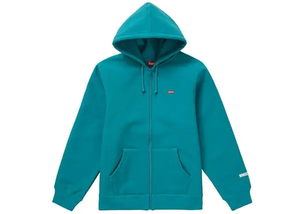 Supreme Windstopper Zip Up Hooded Sweatshirt - Teal