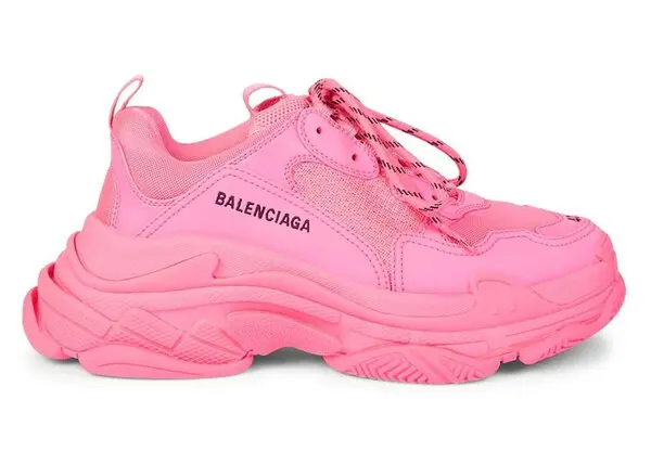 Balenciaga Triple S Sneakers - Fluorescent Pink