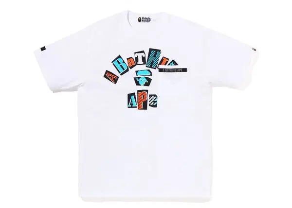 BAPE College Pocket Tee Shirt - White