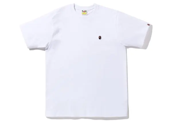 BAPE Ape Head One Point Tee Shirt - White